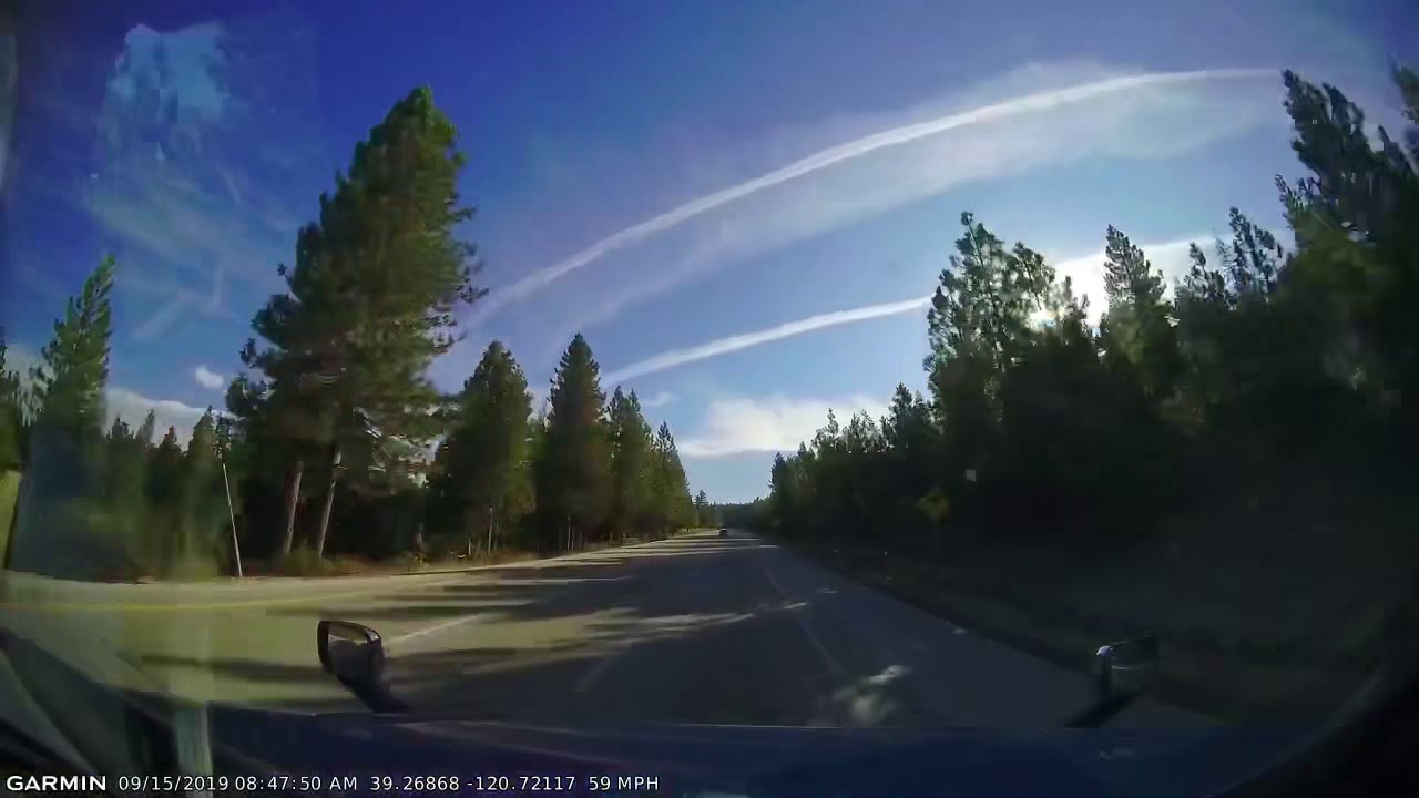 Donner Pass filmed with Garmin 66w Dash Cam - YouTube