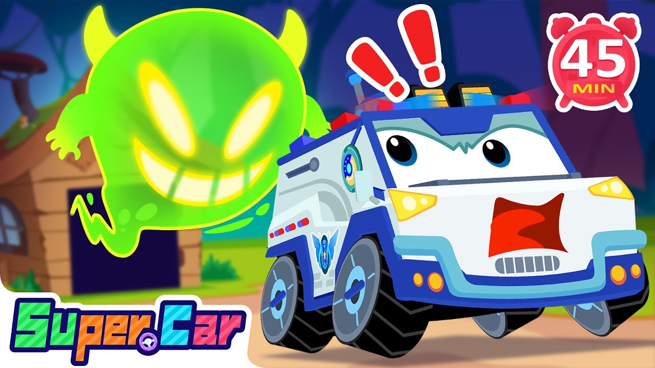 Police Car Adventures Compilation | The Search for the Big Monster ...
