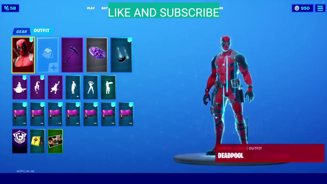 New Deadpool Skin in Fortnite! (Fortnite Battlepass) - YouTube
