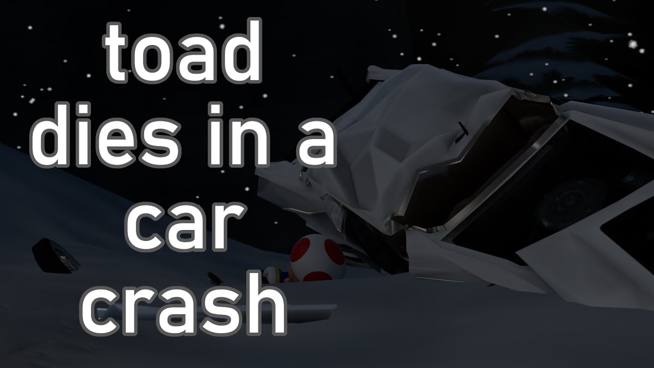 toad dies in a car crash while jamming to mariah carey during a snow ...