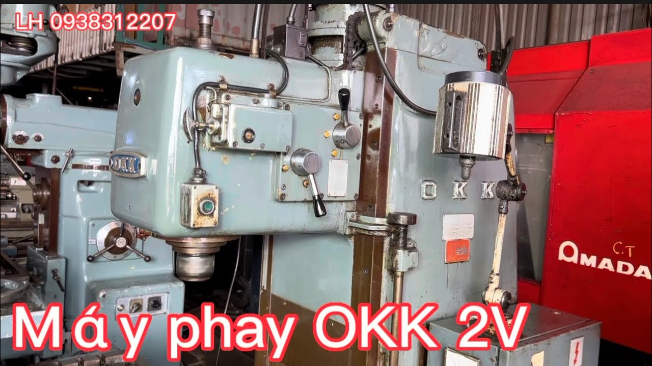 Clip 1369 | Máy phay đứng OKK 2V | Máy phay okk tự động 3 chiều | máy ...