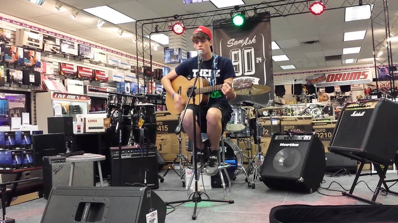 [Sam Ash Open Mic Night] Viva la Vida - YouTube