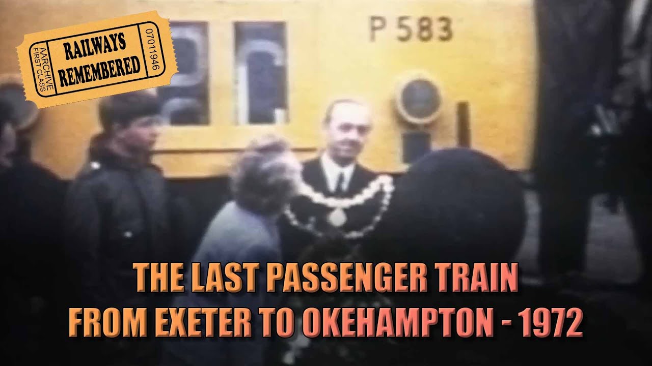 The Last Passenger Train from Exeter to Okehampton, Devon - 5th June ...