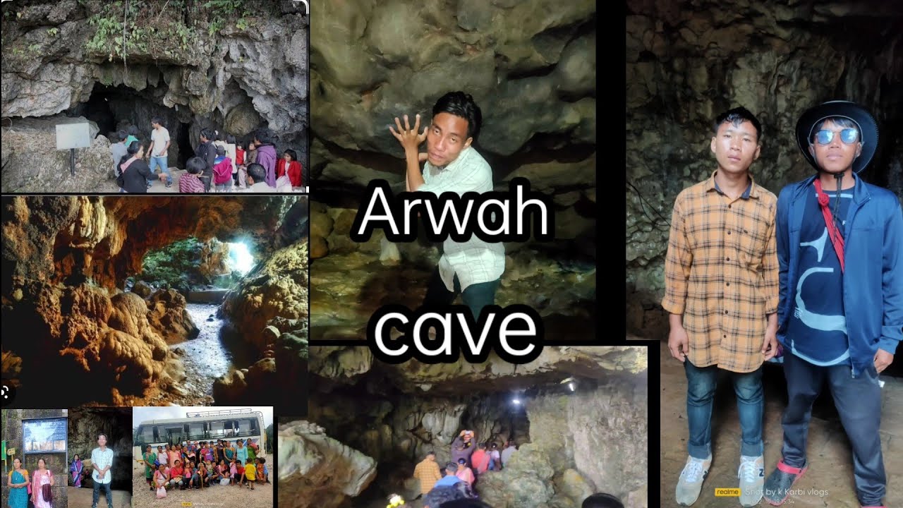 Arwah cave.tourist attraction . Cherrapunji , meghalaya towisting ...