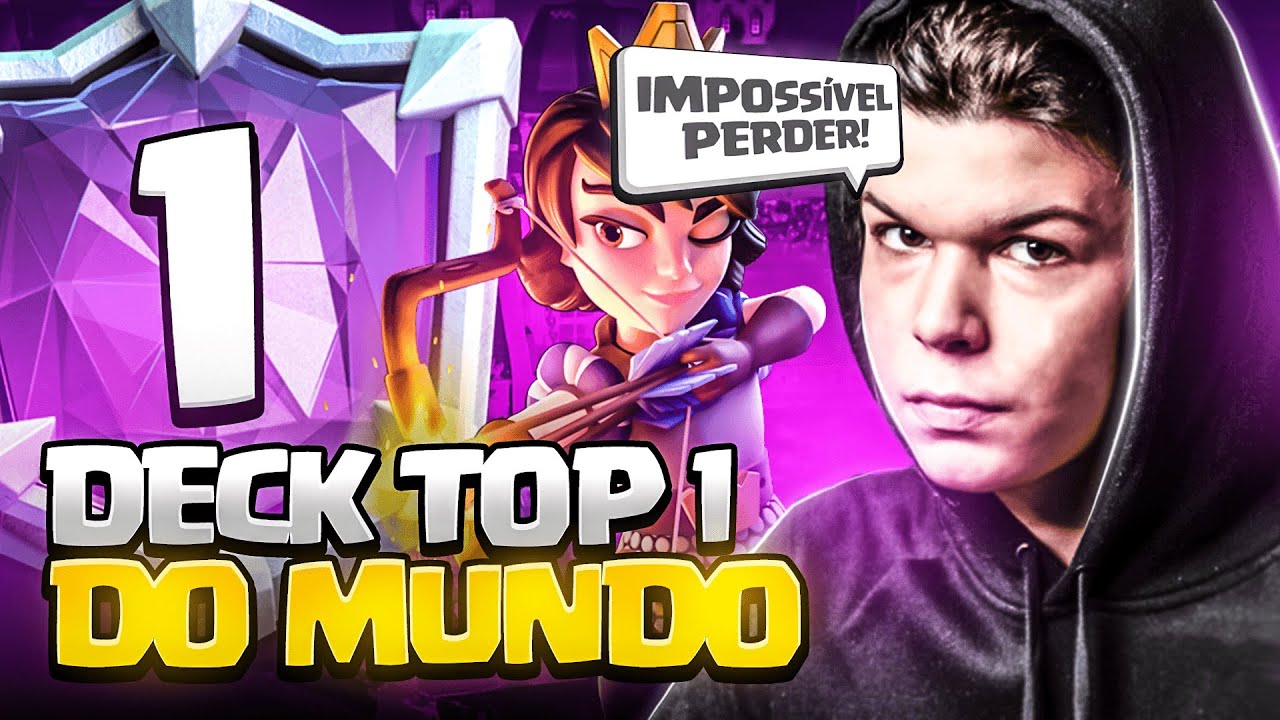 USEI O DECK DE PRINCESA DO RYLEY TOP 1 GLOBAL DO CLASH ROYALE - YouTube