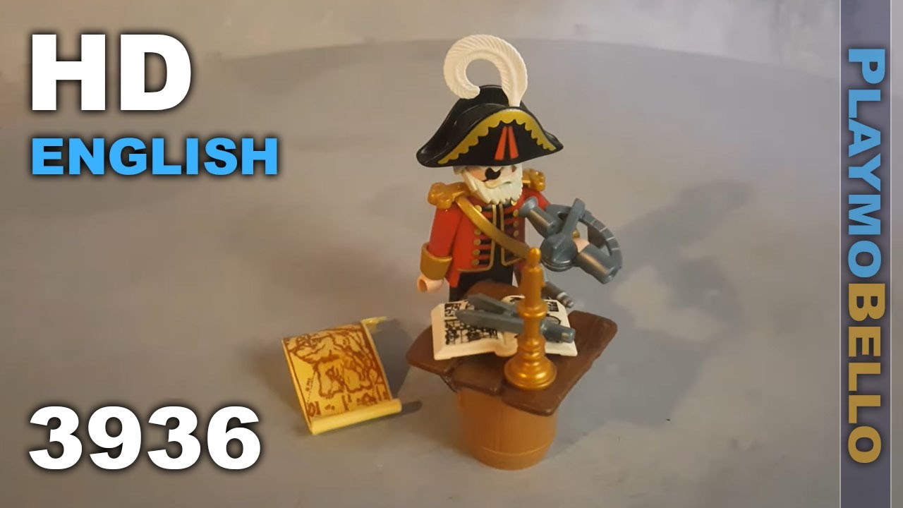 (2000) Playmobil 3936 Pirate Captain or British Captain Navigator ...