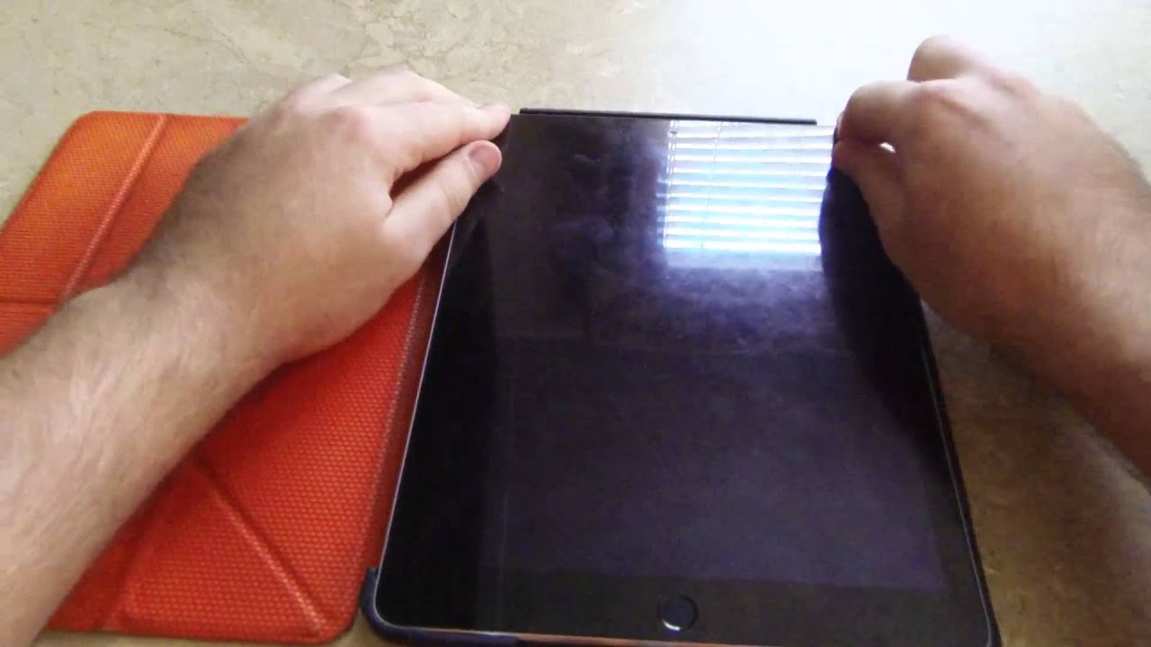 RooCase Slim Shell Origami-Ipad Air 2 - YouTube
