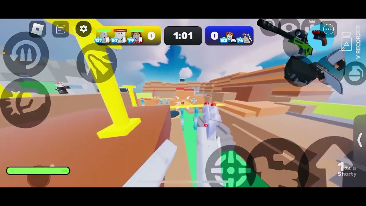 We challenge our self to only use shorty in rivals - YouTube