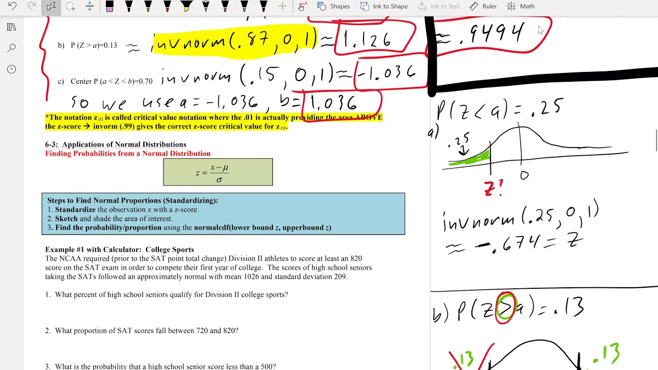 Math 119 Chap 6 part 2 - YouTube