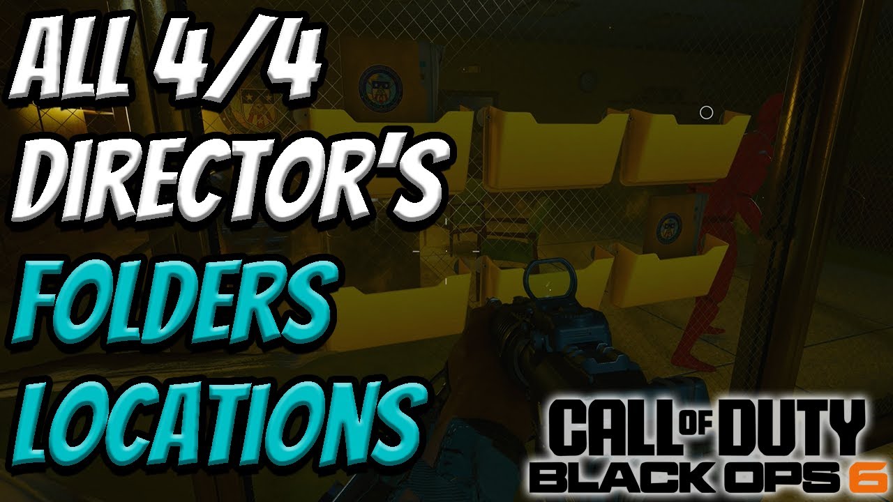 Collect Director's Folders - All 4/4 Locations - Emergence | Call of ...