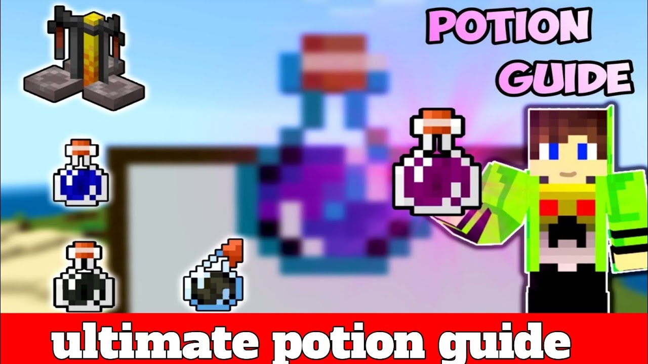 how to make potions in minecraft pe - YouTube
