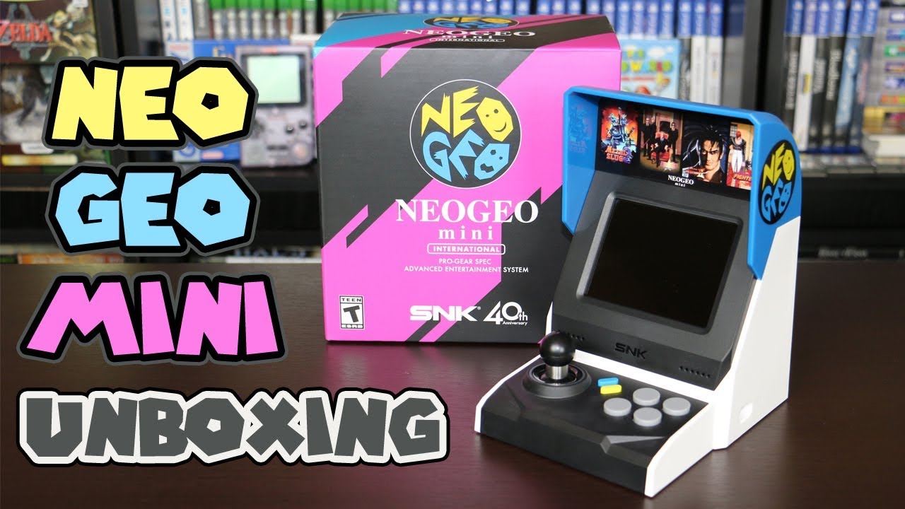 Neo Geo Mini Unboxing - YouTube