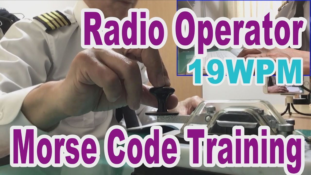 【There are many Morse code fans in Japan too】Morse code is universal. Use it to practice your ...