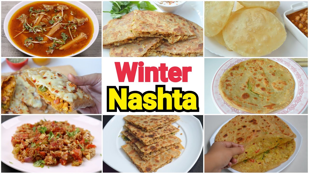 Winter Special Nashta Recipes by (YES I CAN COOK) - YouTube