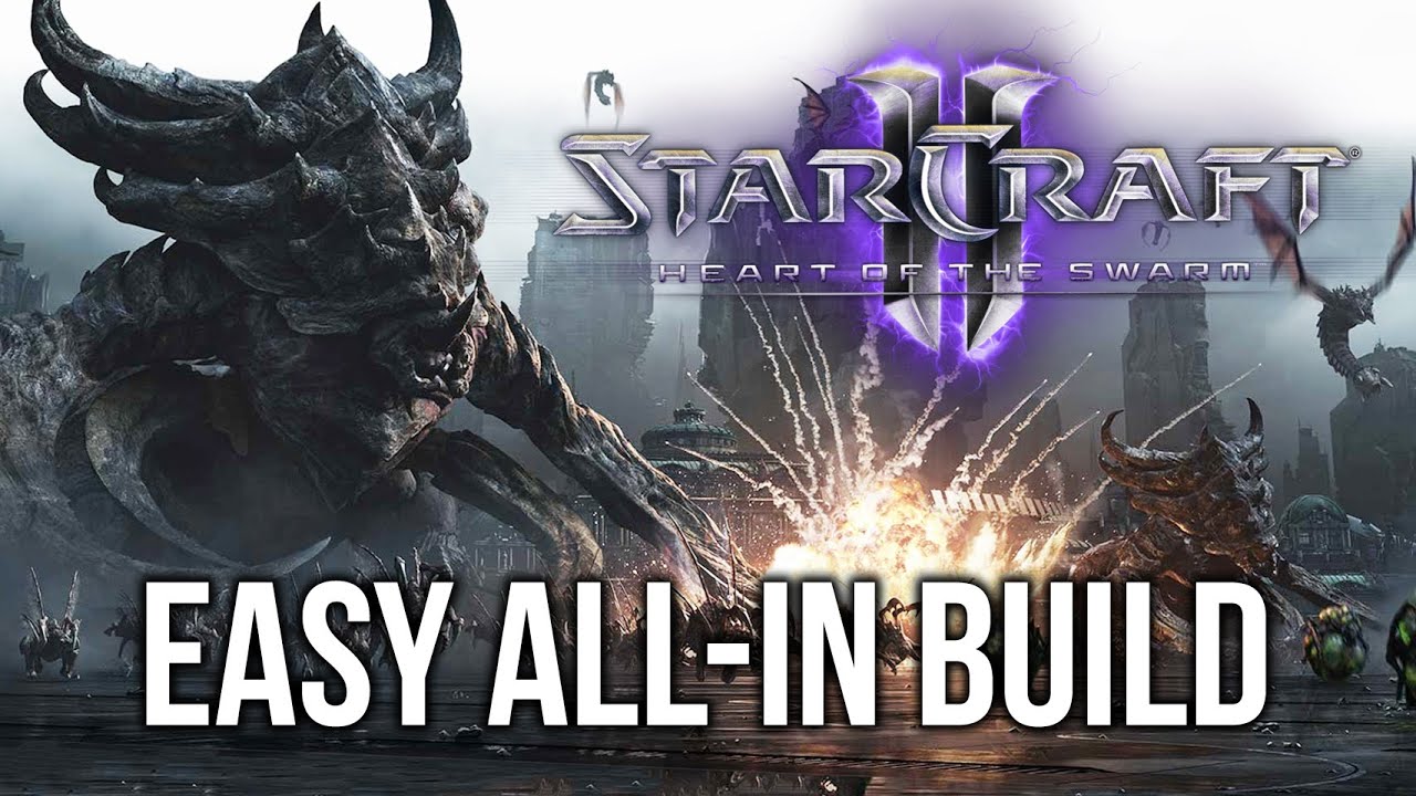 StarCraft 2: The EASIEST Viable Zerg All-In! (Build Order & Gameplay ...
