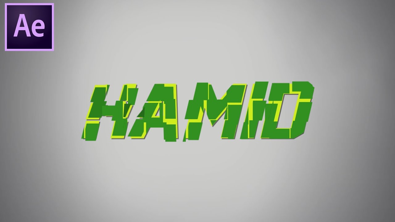 After effects tutorial: Text-to-text card wipe transition-Text ...