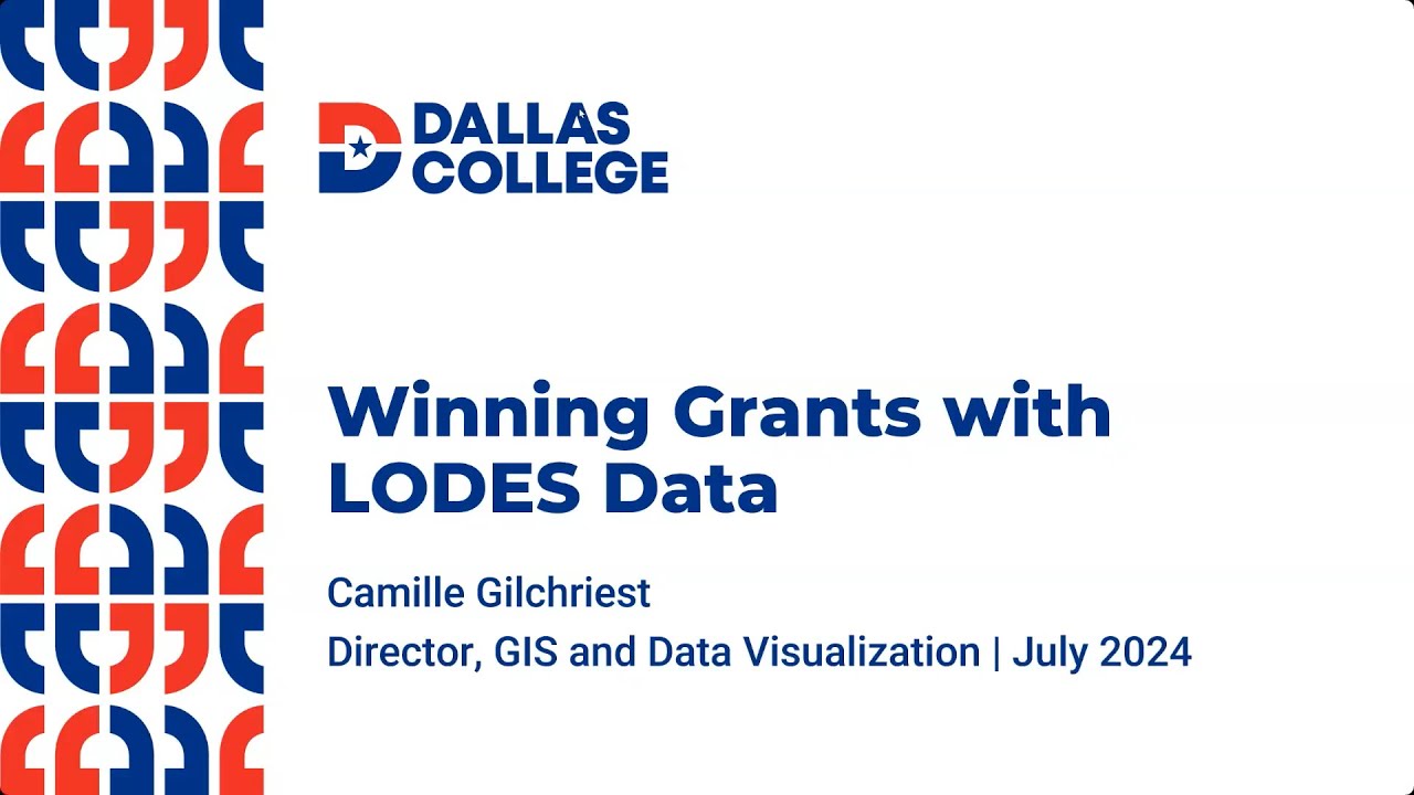 Win Grants with LODES Data - YouTube