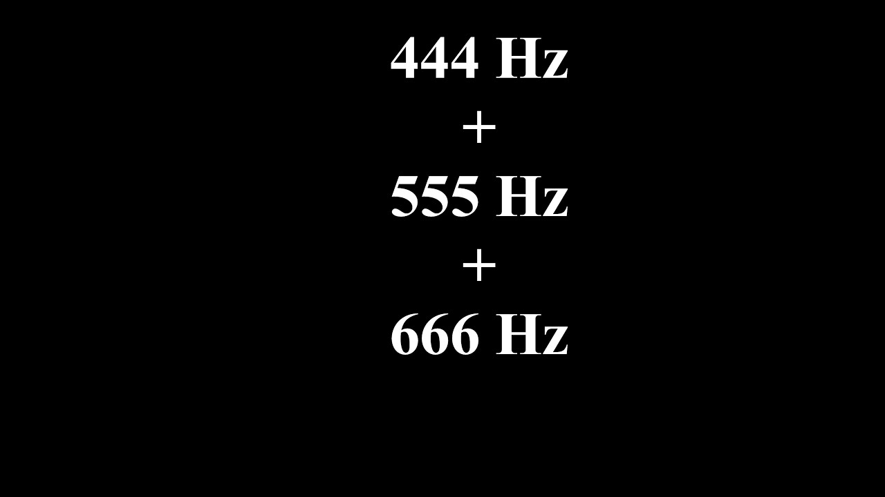 3 6 9 frequency experiment #2. 444 + 555 + 666 Hz - YouTube