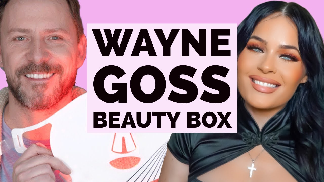 Wayne Goss, LED Light Mask, Anti Aging Skin Care, Skincare Unboxing ...