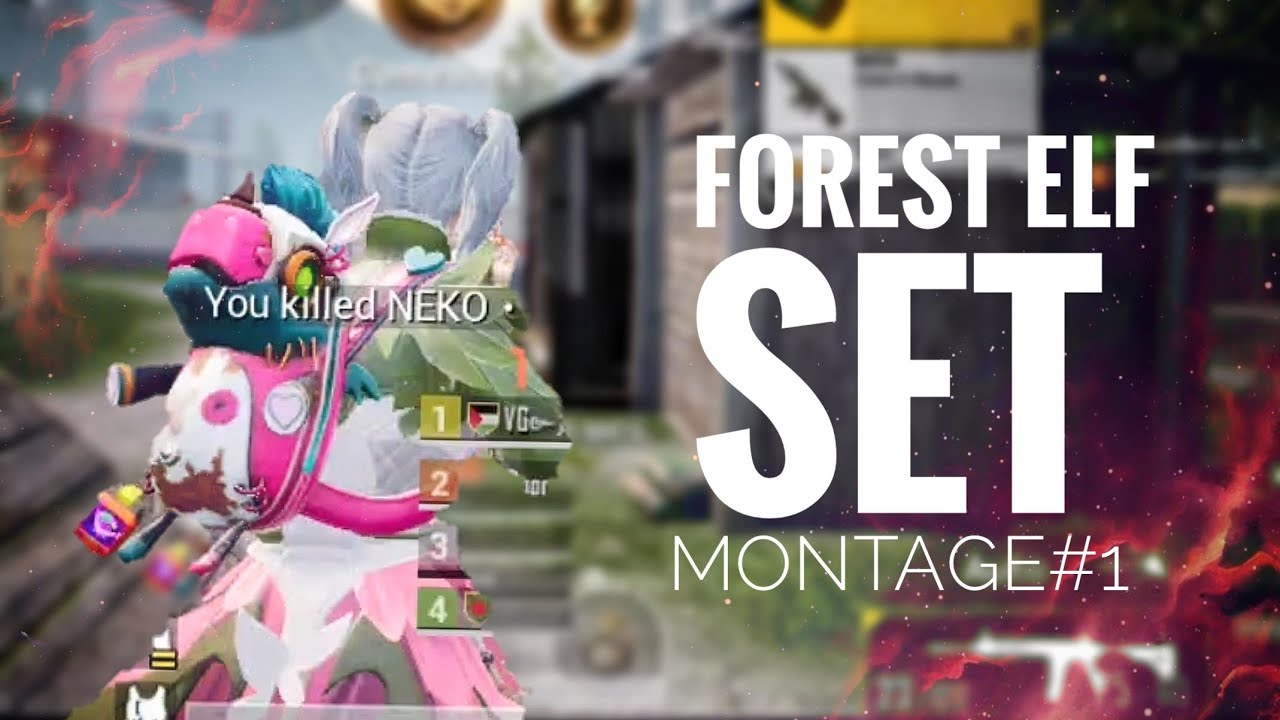 FOREST ELF SET 🤑 ️ | ULTRA HD 4K GRAPHICS | PUBG MOBILE TDM MONTAGE BY ...