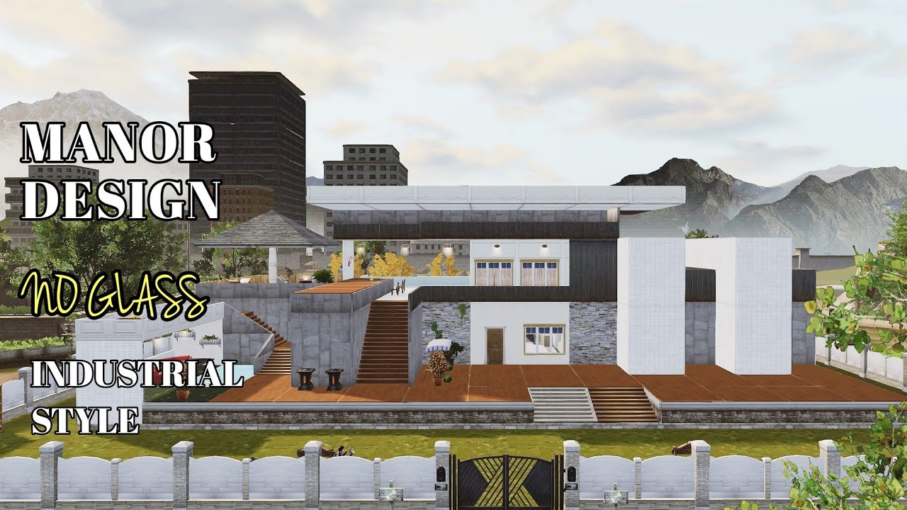 LifeAftet Manor Design - Double Manor Industrial style No Glass - YouTube