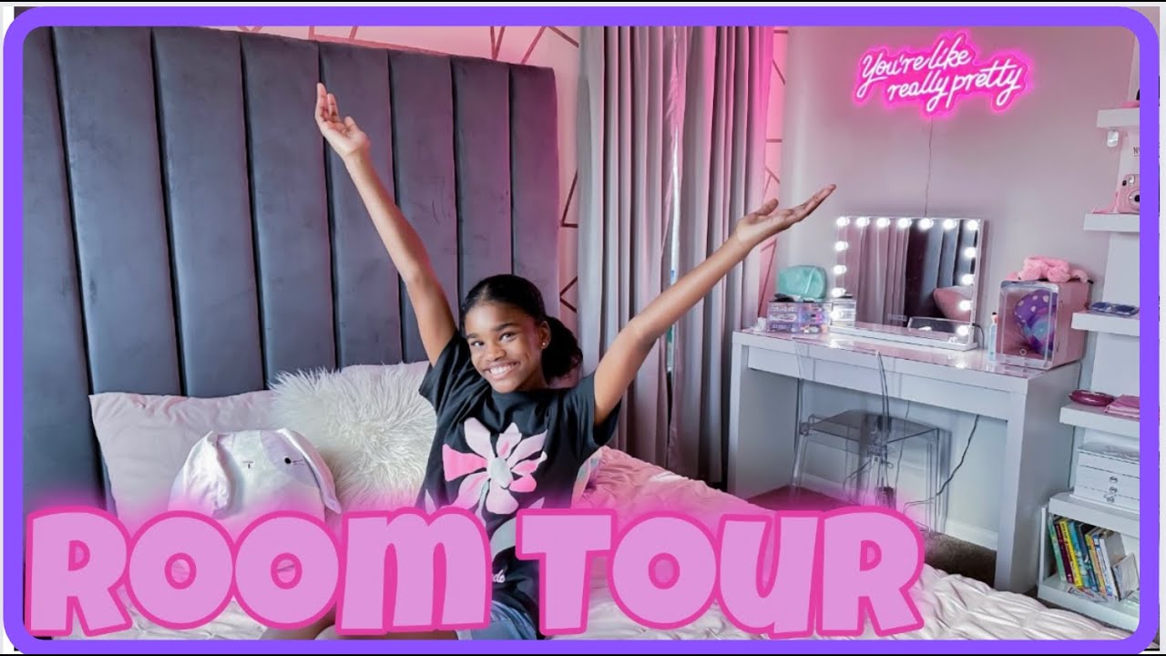 TWEEN BEDROOM MAKEOVER AND TOUR - YouTube