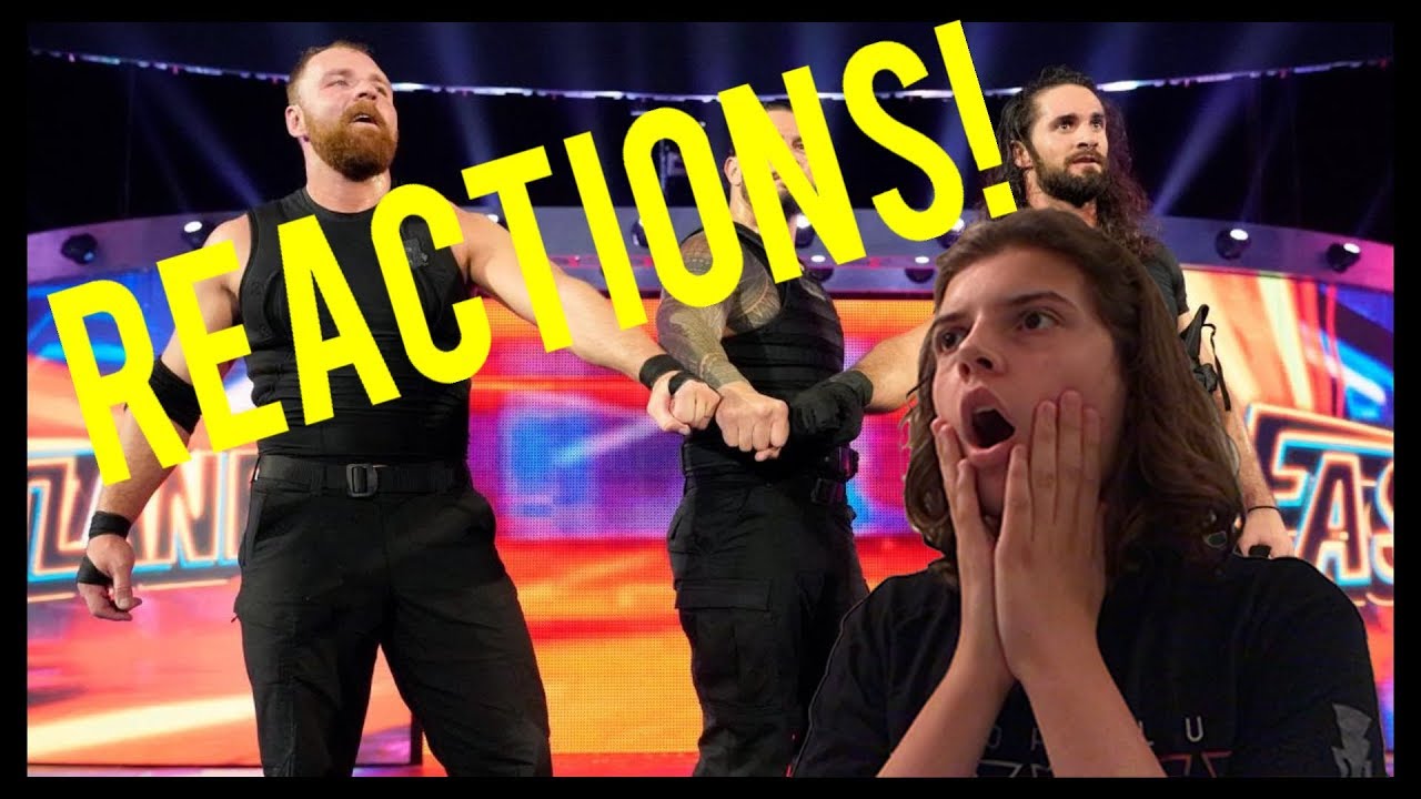 WWE FASTLANE 2019 REACTIONS: THE SHIELD FIGHT ONE LAST TIME! - YouTube