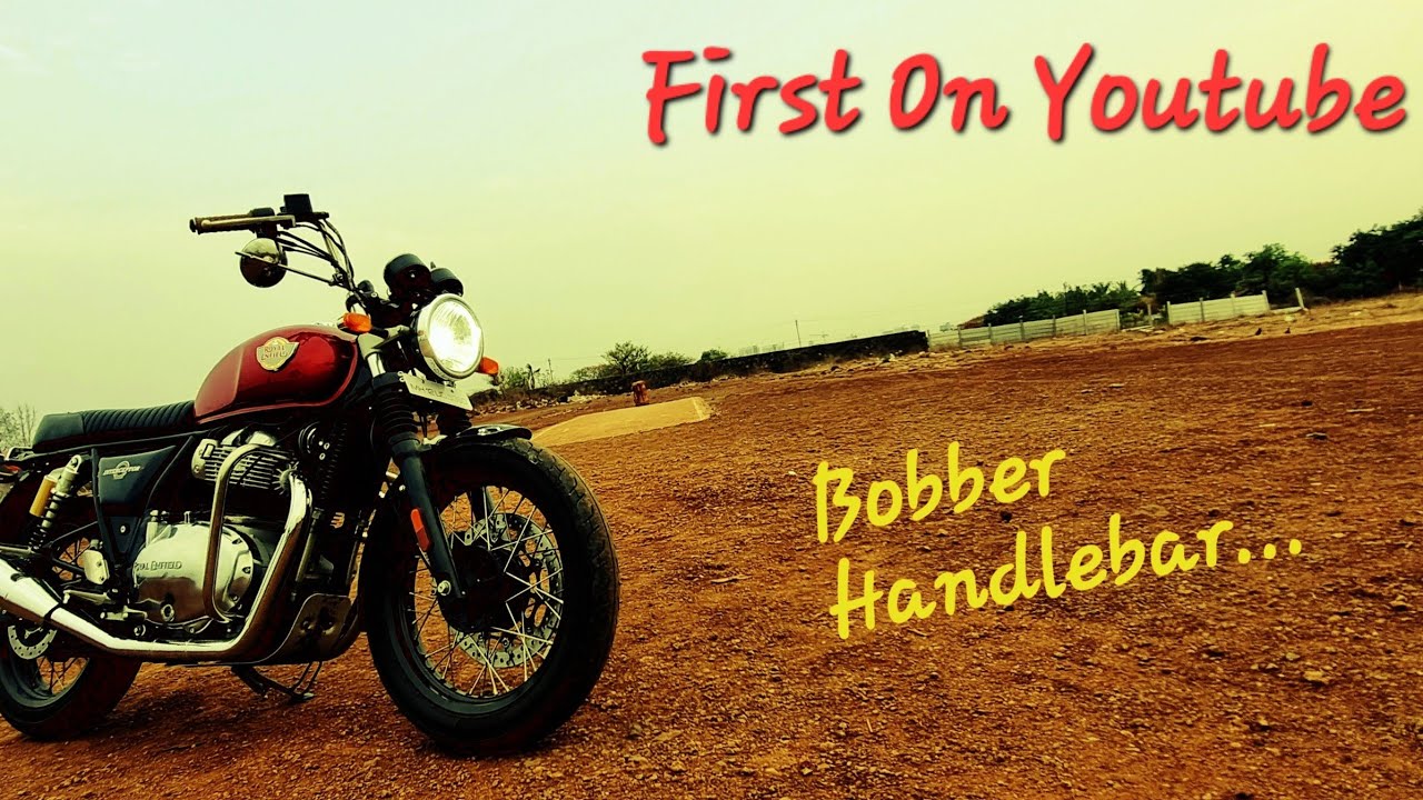 Bobber Handlebar on Interceptor 650 Custom Retro Build Project (Part 2 ...