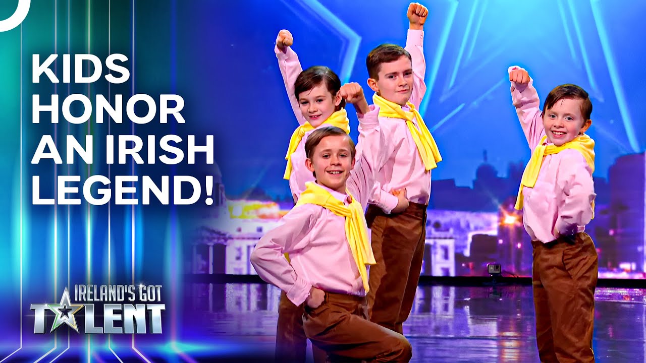 Adorable Kids Pay Tribute to a Legend! | Ireland's Got Talent - YouTube