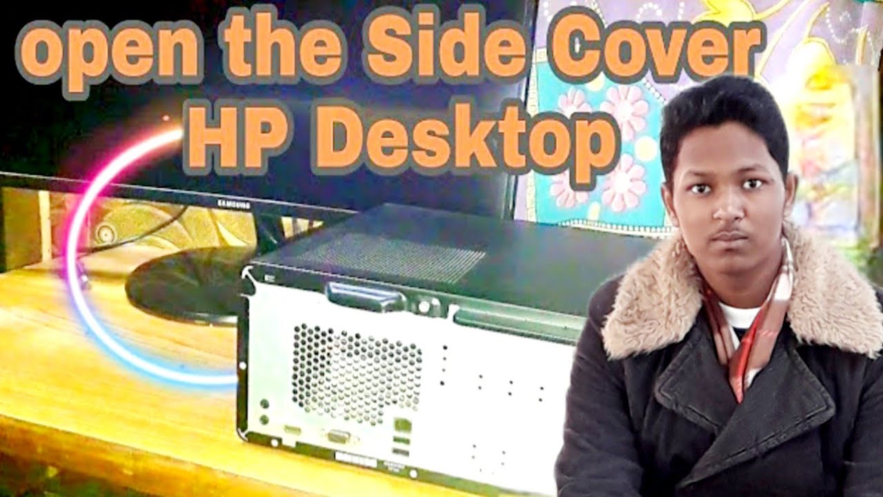 Remove and open the Side Cover | HP Slim Desktop PC Series HP Computer ...
