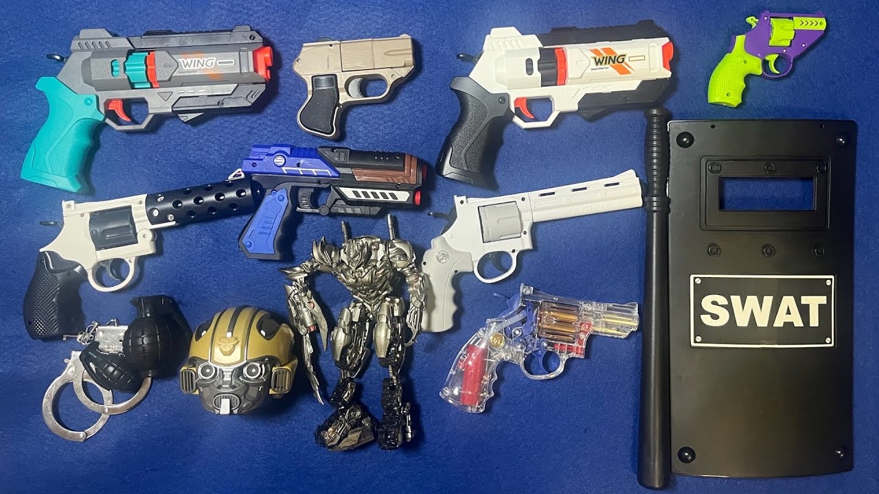 weapon toy set, toy guns short,transformers,bayonet,grenade,police,guns ...