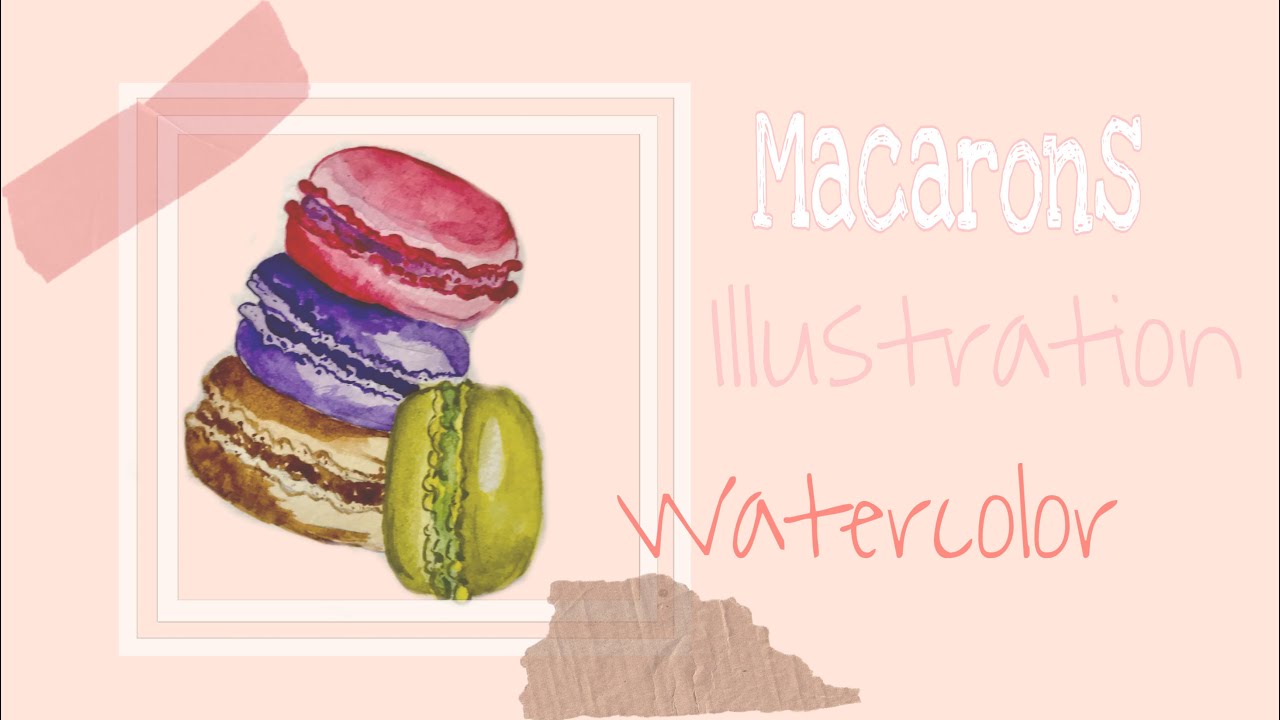 How to paint macarons - YouTube