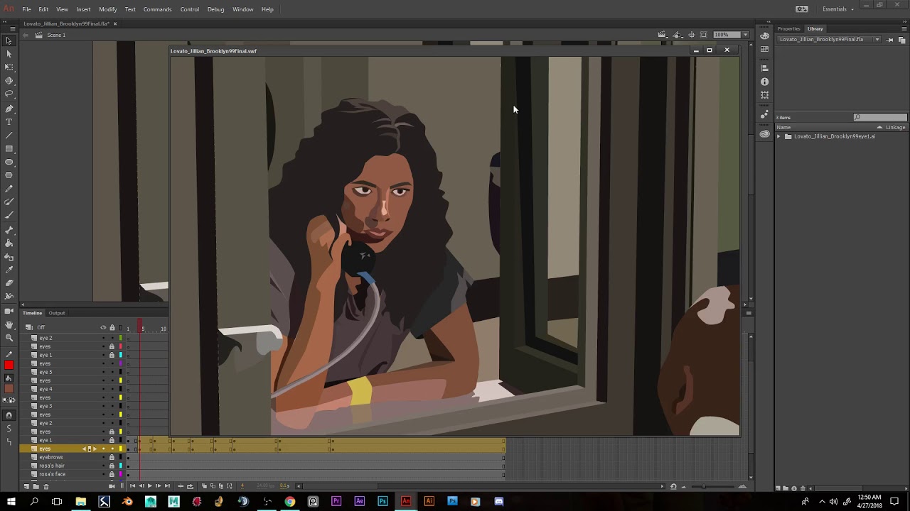Blinking animation clean-up - YouTube