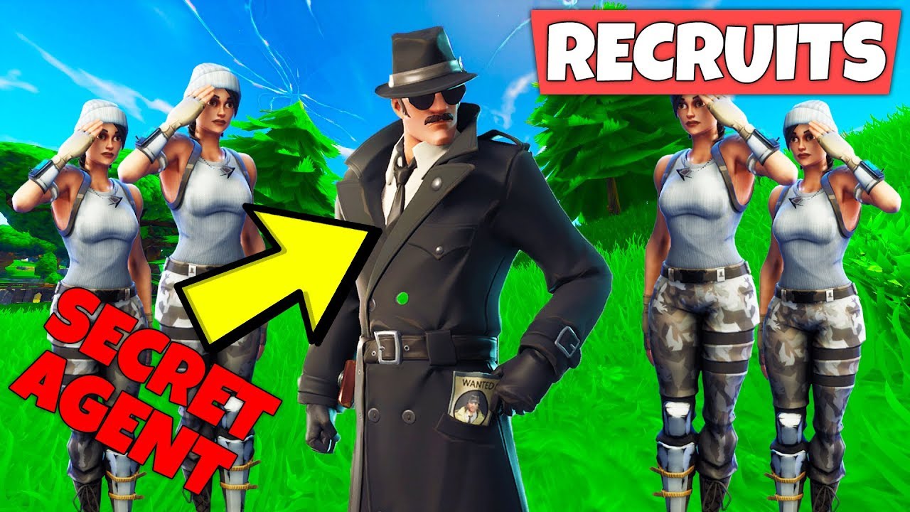 Pretending to be SECRET AGENTS In Fortnite! - YouTube
