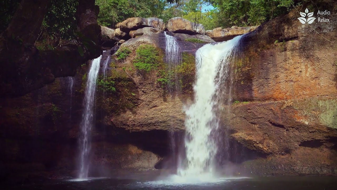Cascading Calm HD Waterfall (Relaxation Sounds) - YouTube