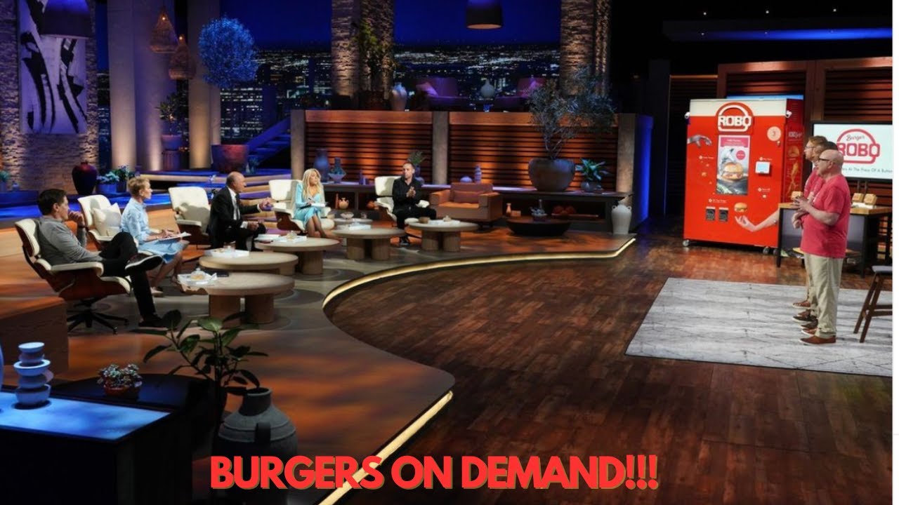 BURGERS ON DEMAND | FIRST EVER BURGER VENDING MACHINE | SHARK TANK ...