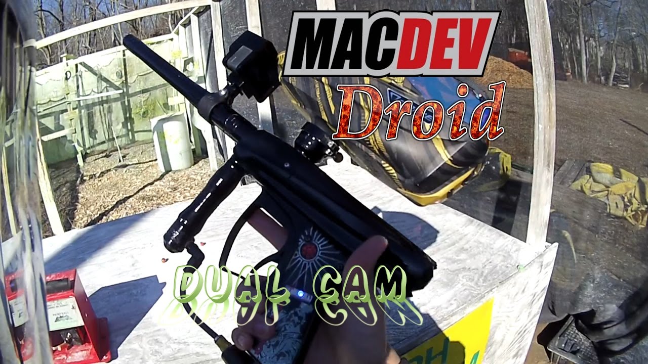 Dual cam gameplay with the Macdev Droid - YouTube