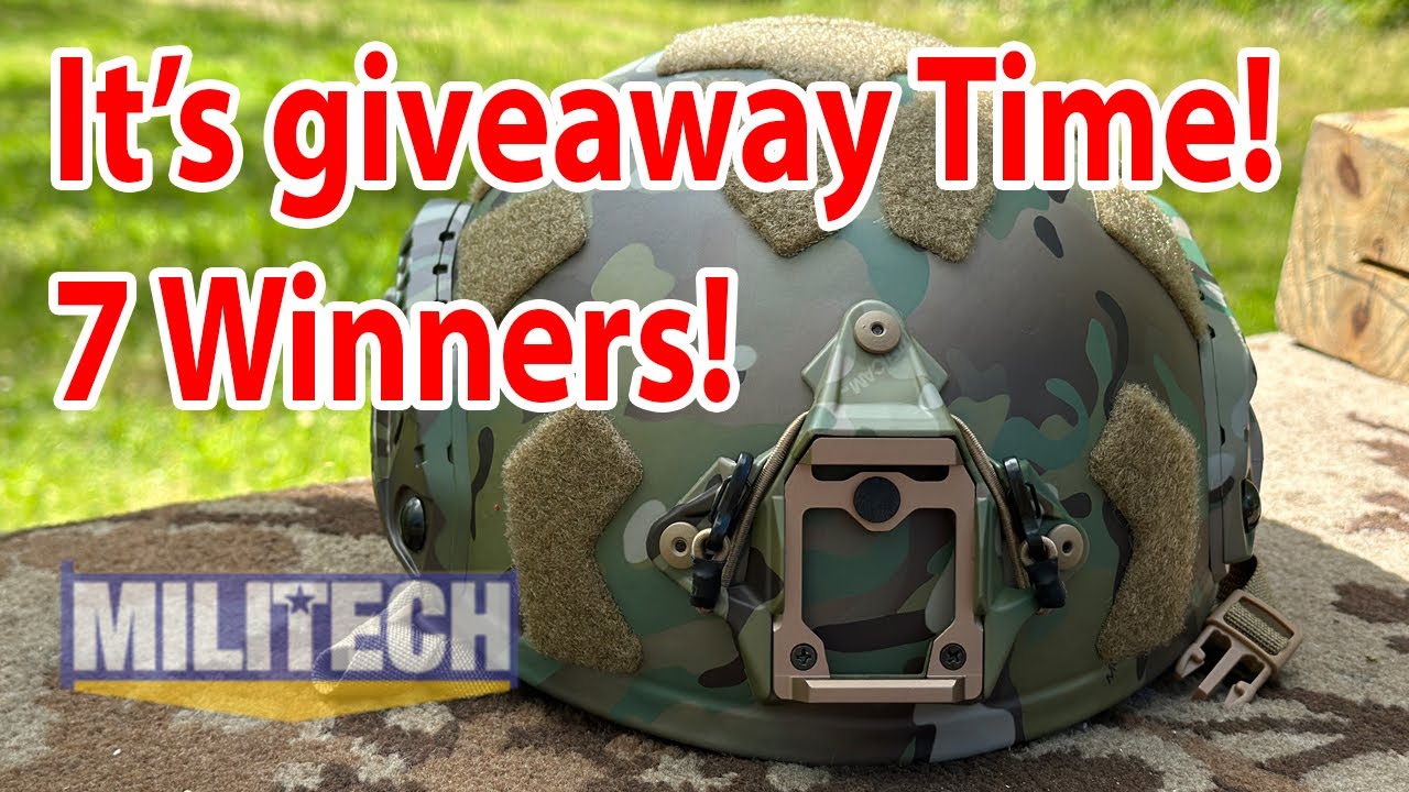 Win A Ballistic Helmet from Militech! NIJ level IIIA! - YouTube