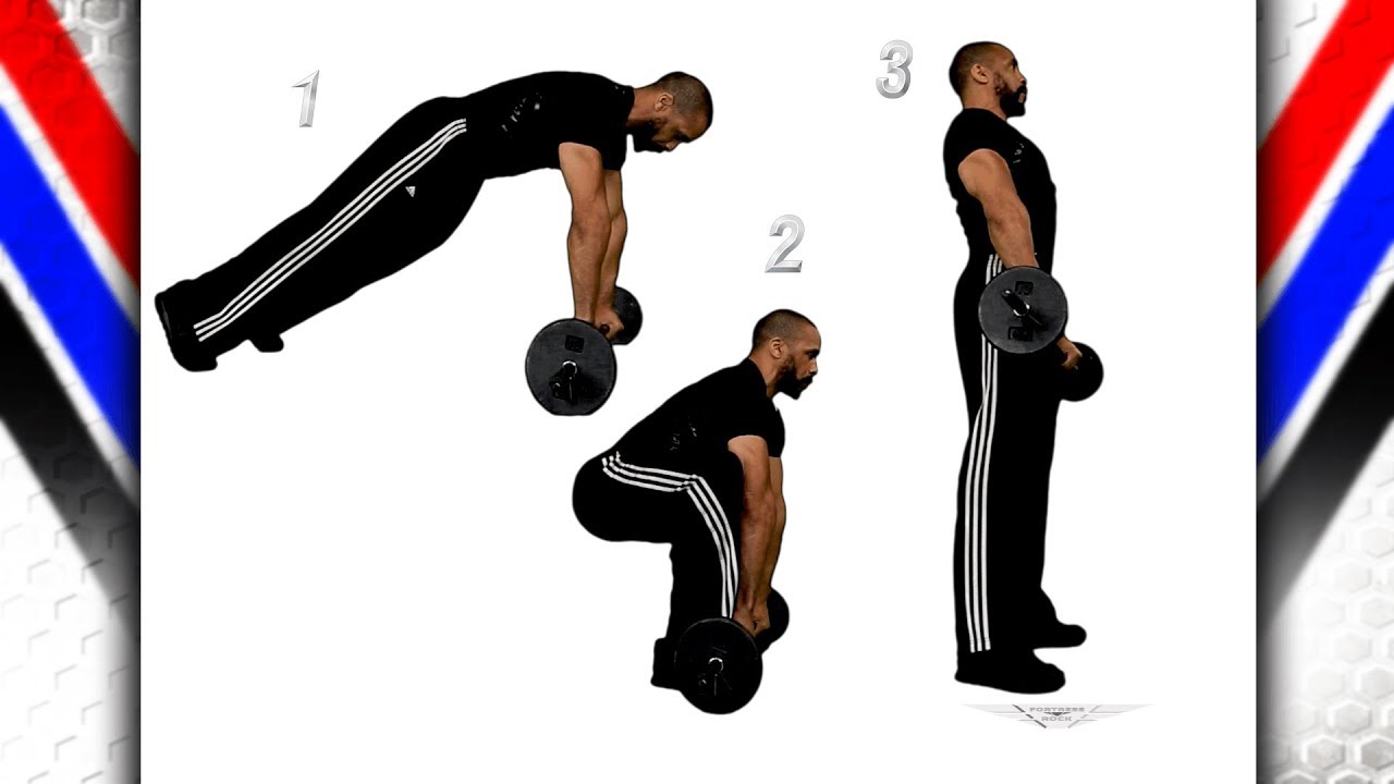 All Body Up Down Deadlift 1 Barbell - YouTube