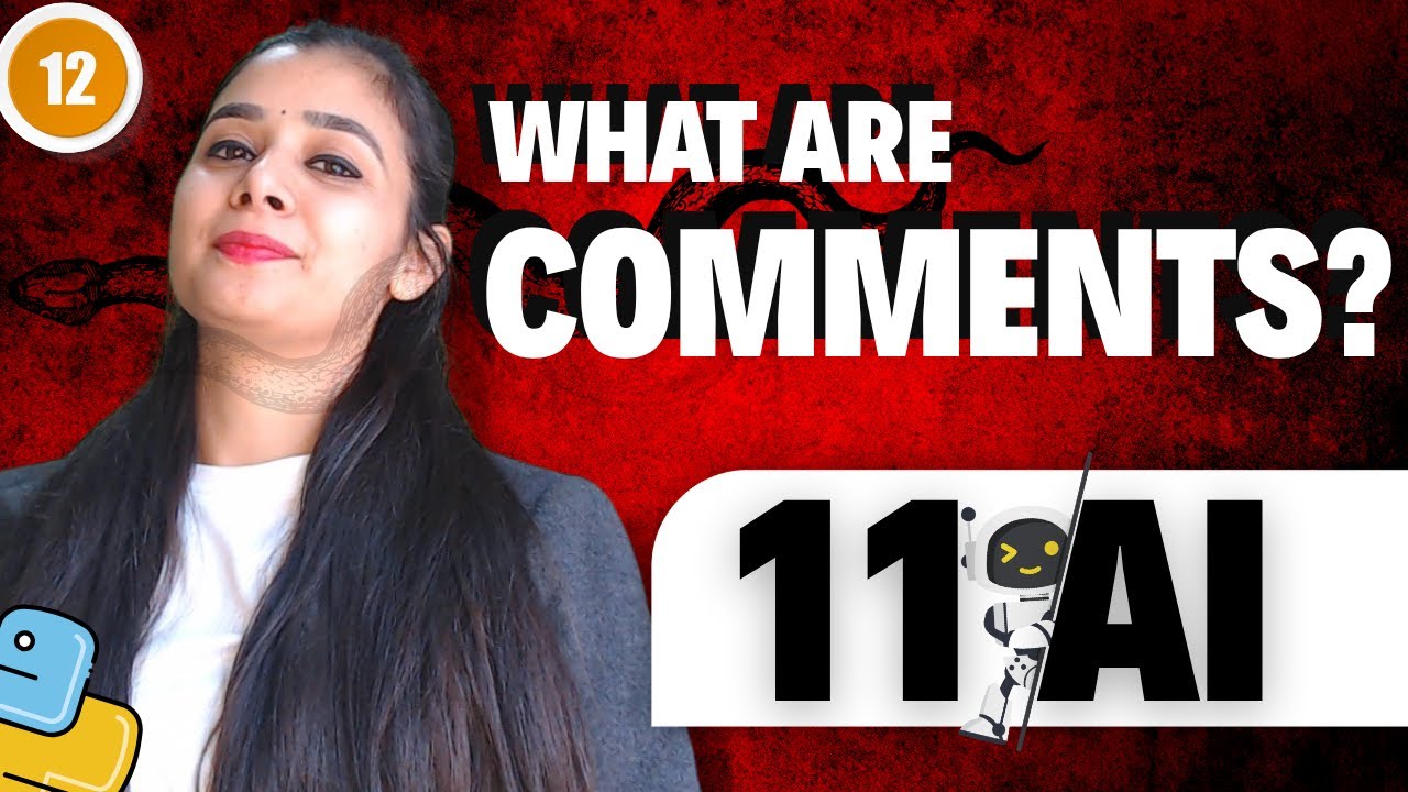 What are Comments in Python ? | Class 11 - AI 843 - YouTube