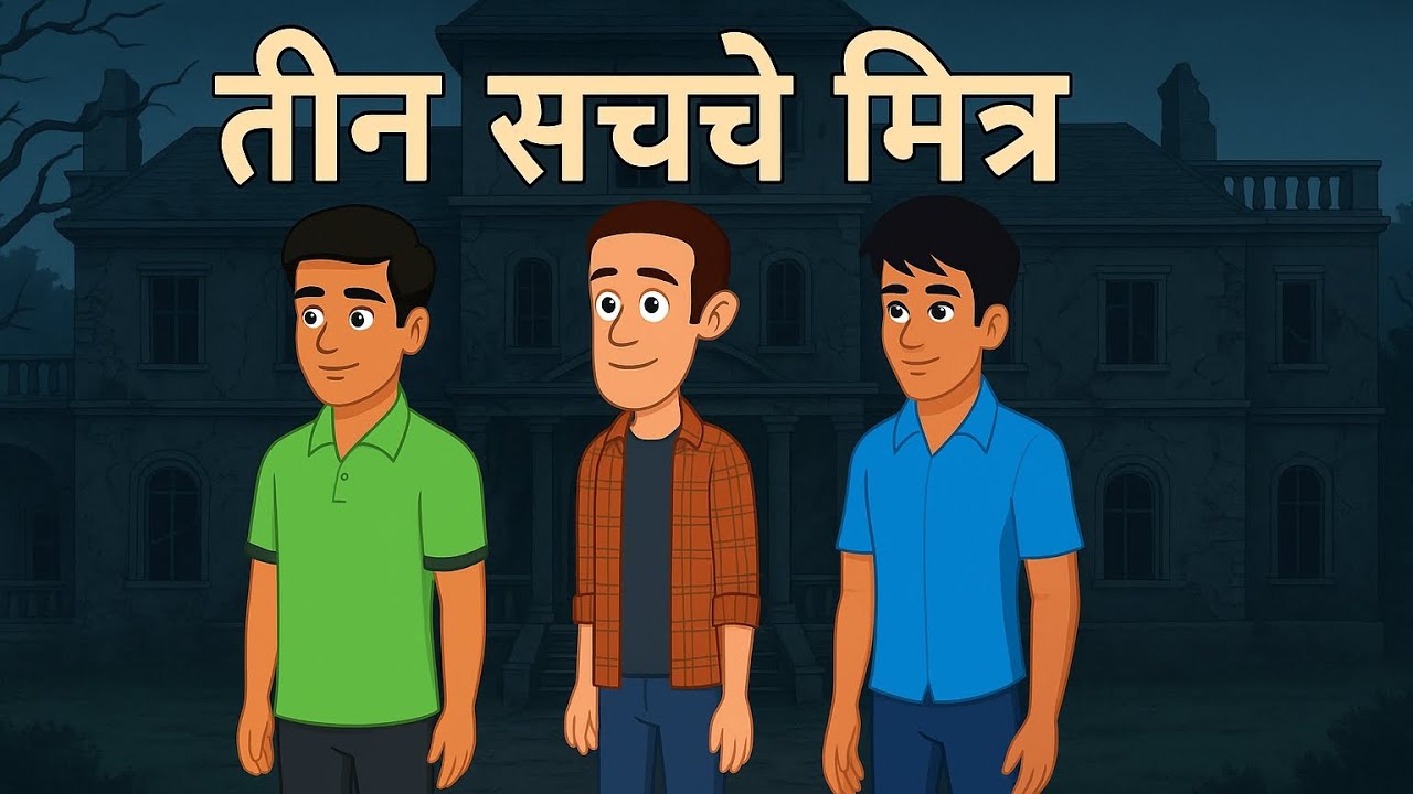 तीन सच्चे मित्र |kahani|hindi story|cartoon|teen sache mitra|short ...
