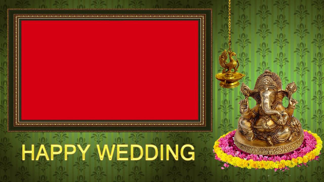Happy wedding frame hd backgrounds - YouTube