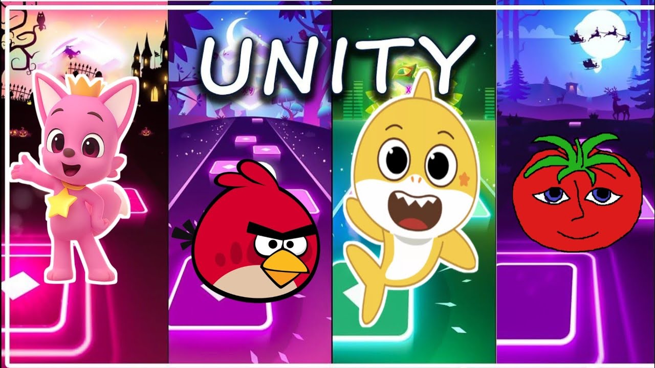 ping fog🆚 angry Bird 🆚 baby shark 🆚 Mr tomatoes 💫 Who is best player ...