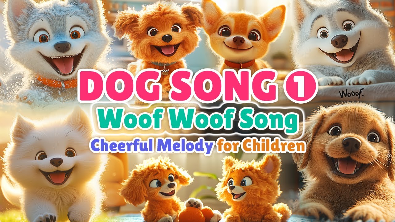 Dog Song #1 | Woof Woof Song | Cheerful Melody for Children - YouTube