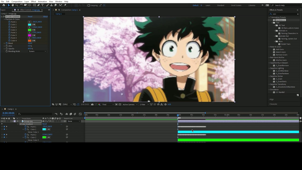 How to create rainbow effect in After Effects - YouTube