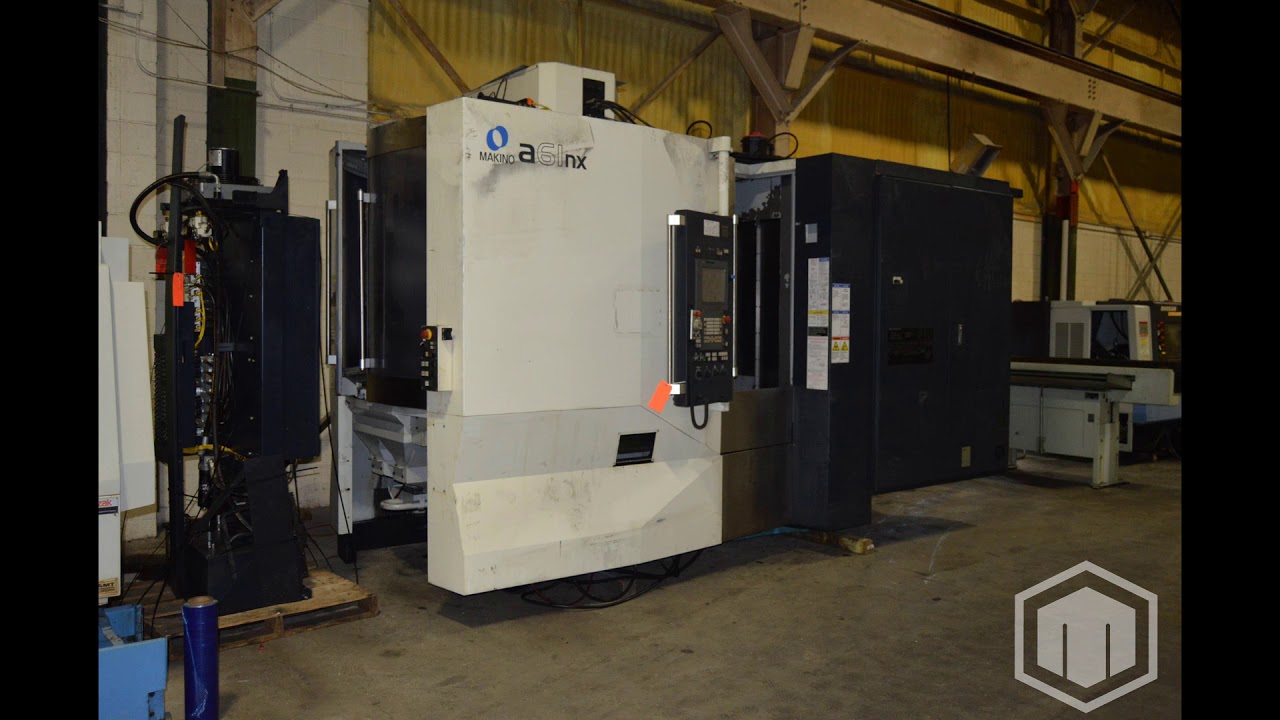 Makino A-61NX CNC Horizontal Machining Center, Fanuc Pro 5 Control, CTS ...