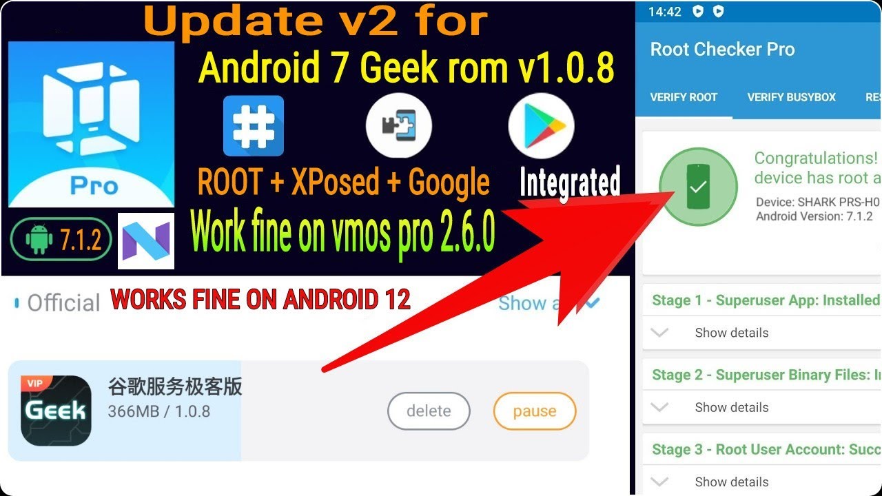 Update v2 for stock Geek ROM Android 7 x64 v1.0.8 - Rooted + Xposed ...