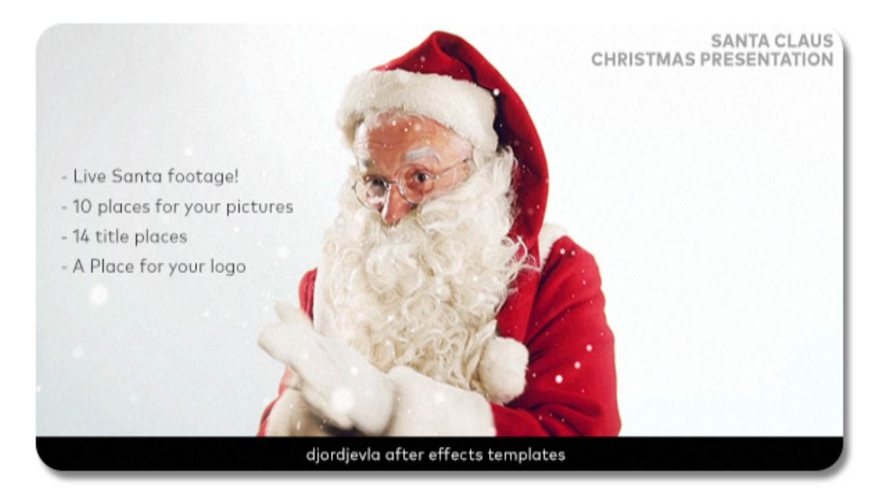 Santa Claus Christmas Presentation | After Effects Template - YouTube