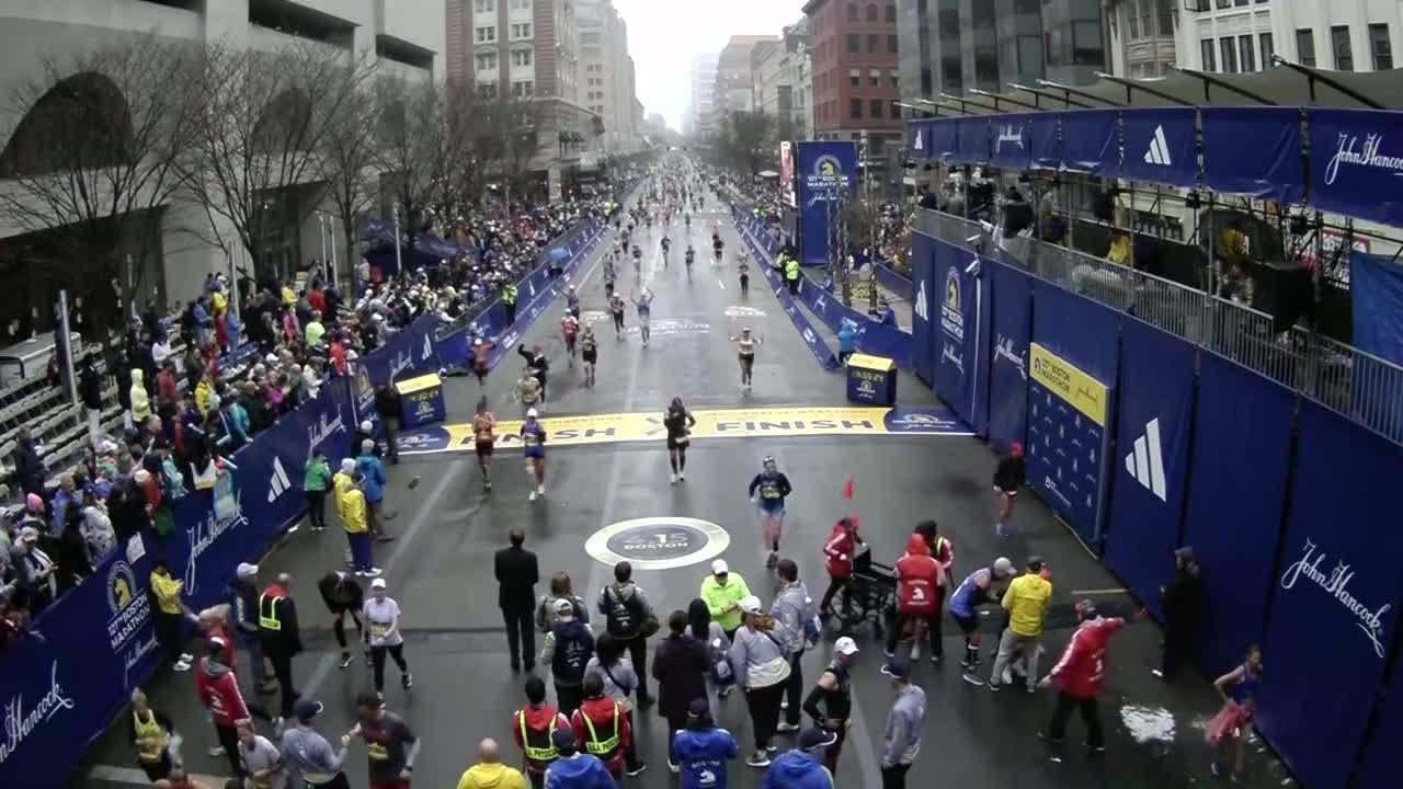 Find your finish at the 2023 Boston Marathon: 3:30 p.m. to 4 p.m. - YouTube
