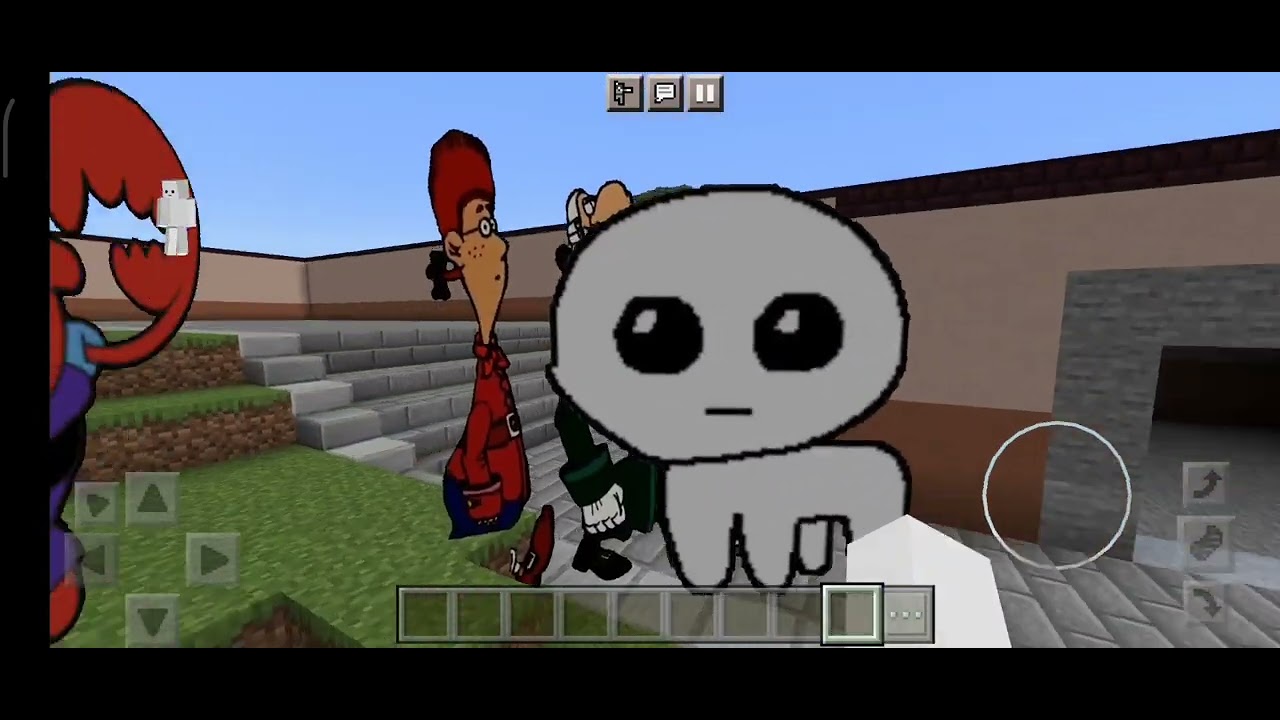 Running away from Nextbots in Minecraft - YouTube